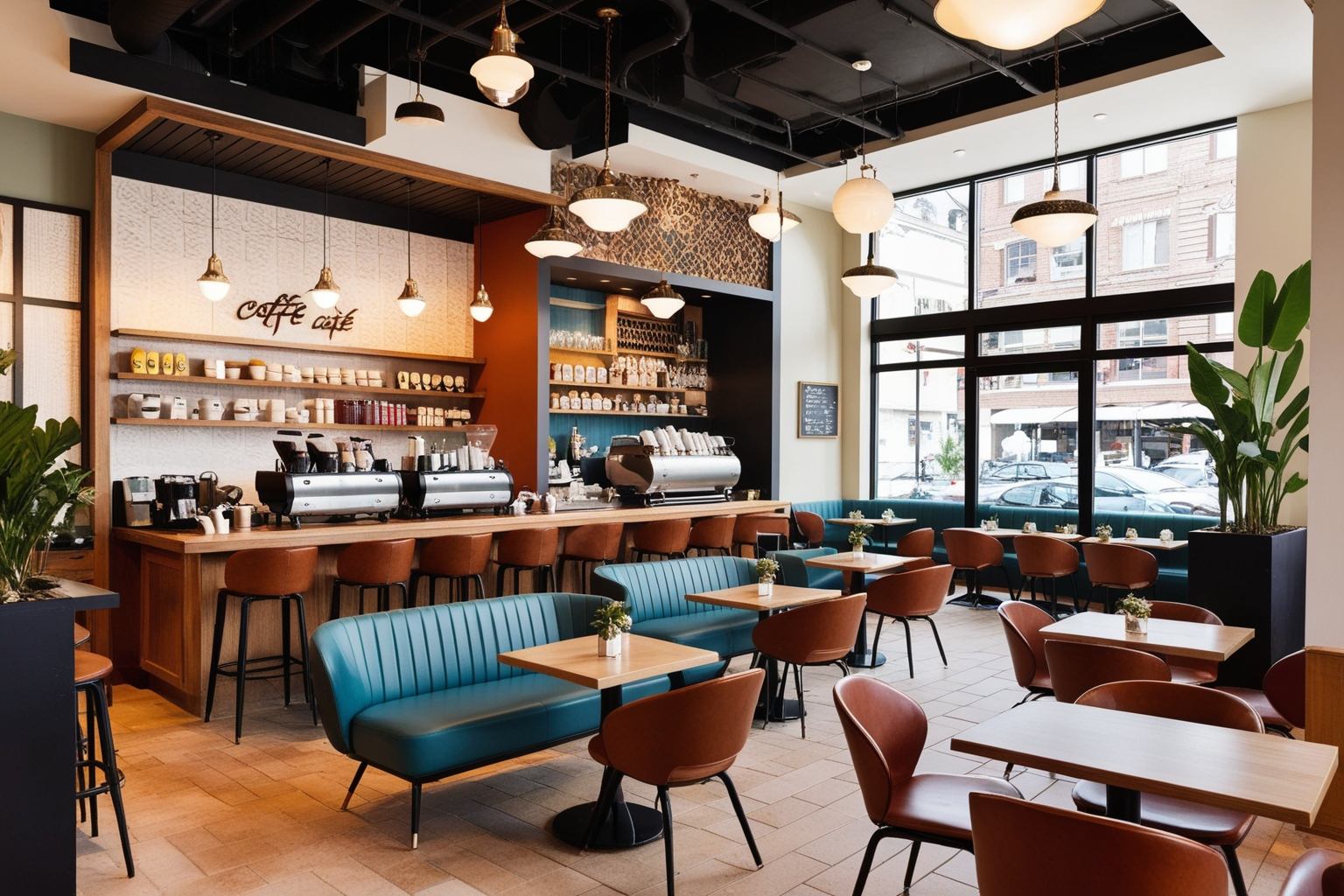 Best Cafe Interior Design Ideas - Discover Inspiring Spaces | Paintit.ai
