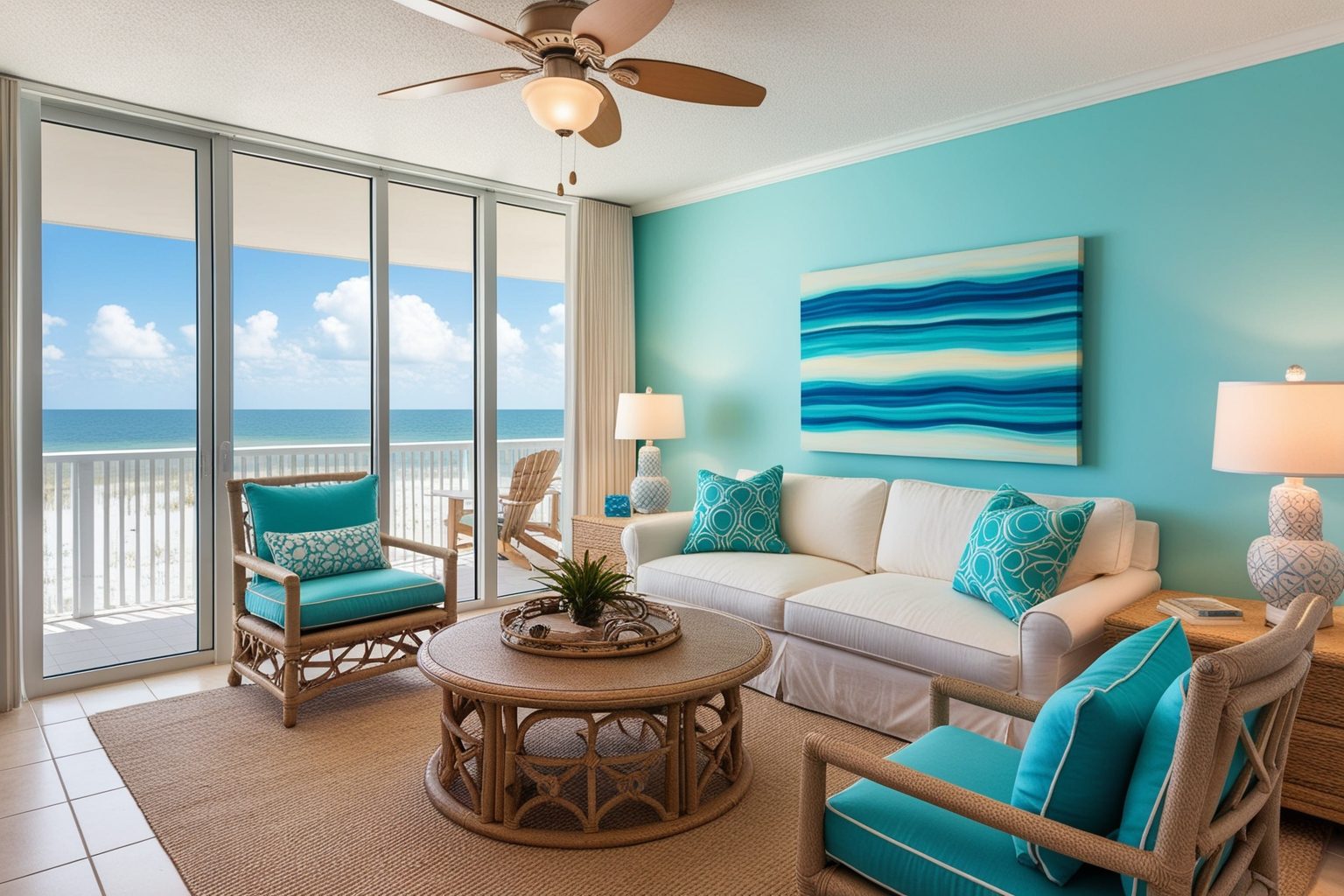 Beach Condo Interior Design Ideas Blue